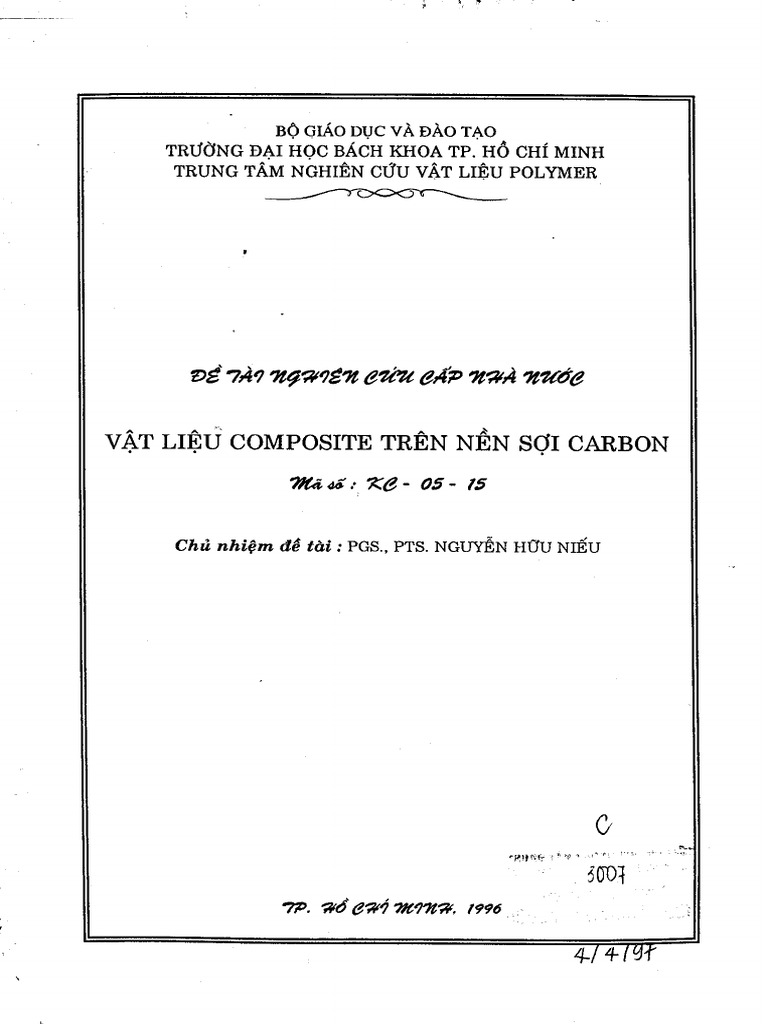 Vat Lieu Composite Tren Nen Soi Carbon | PDF