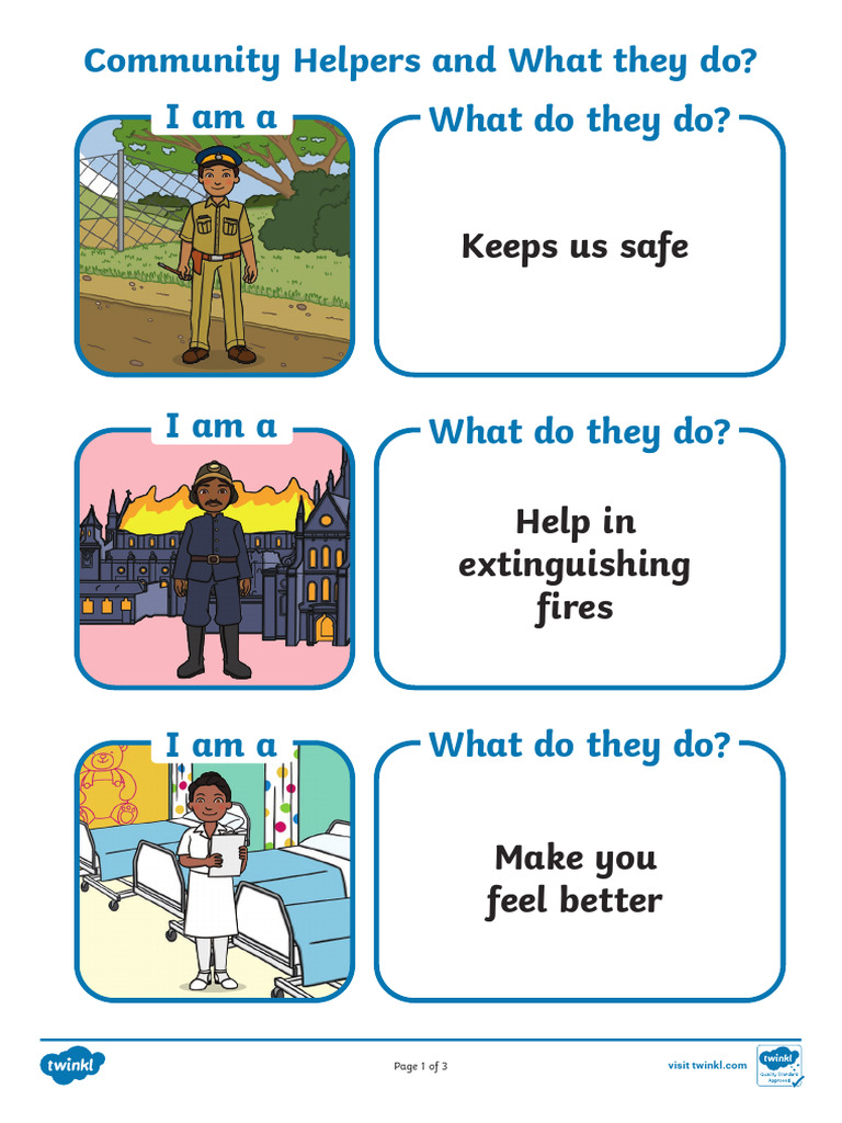 Community Helpers for Kids | PDF