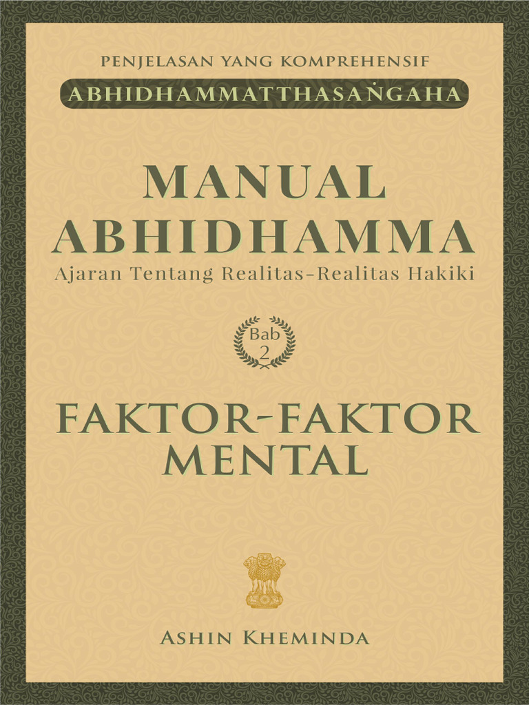 Abhidhamma Manual Faktor-Faktor Mental | PDF