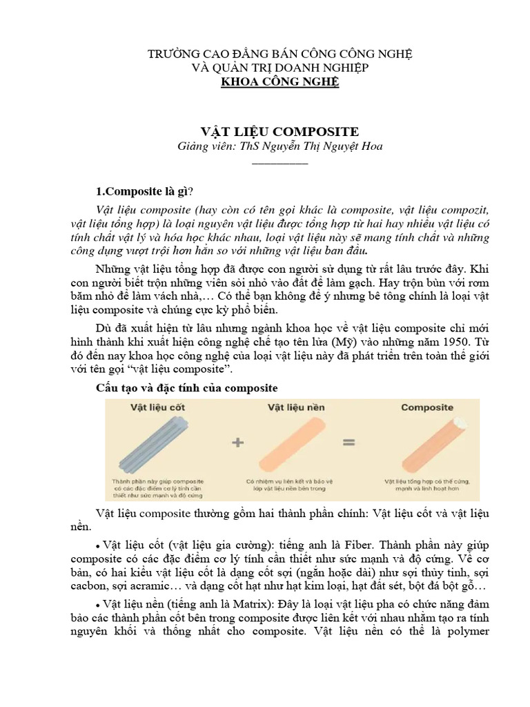 Vat Lieu Composite | PDF