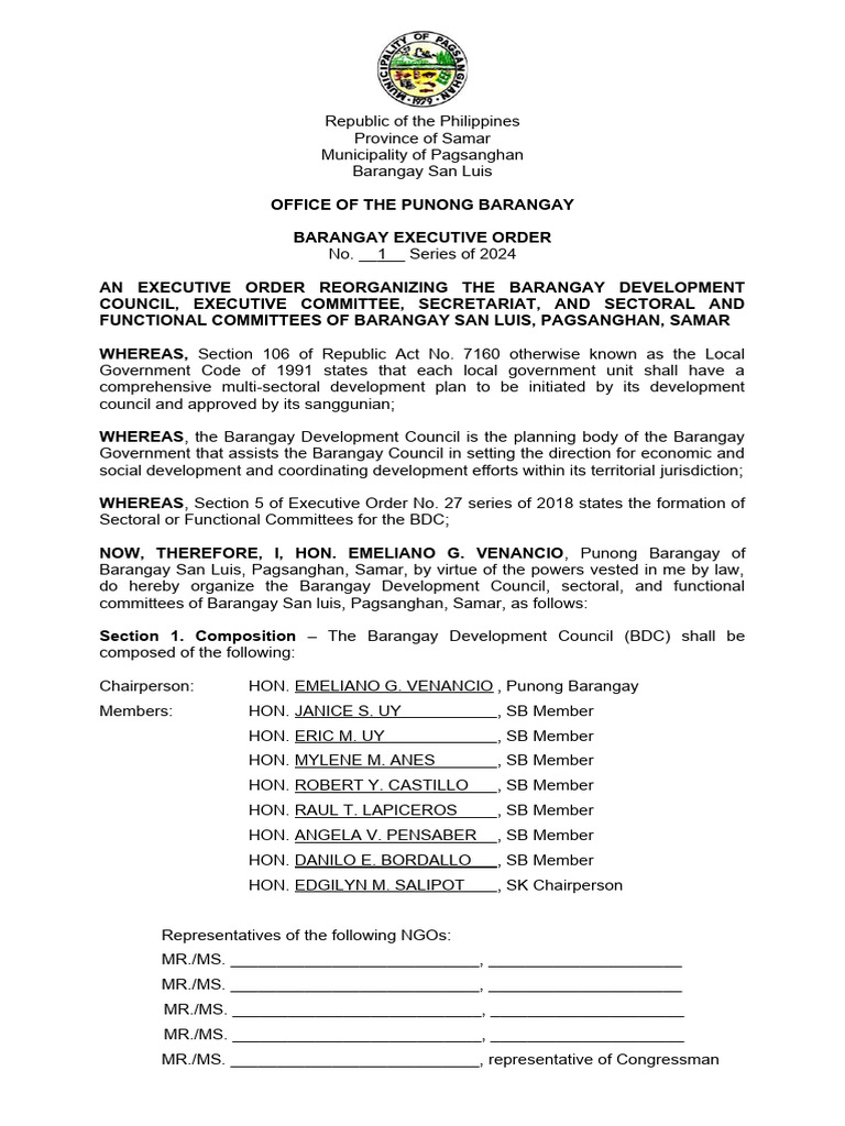 EO-BDC | PDF | Government | Governance