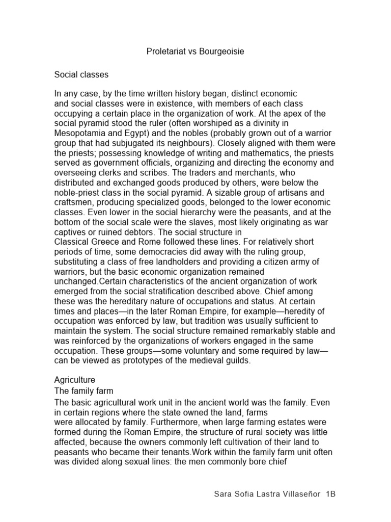 Social Class Dynamics in History | PDF | Communism | Karl Marx