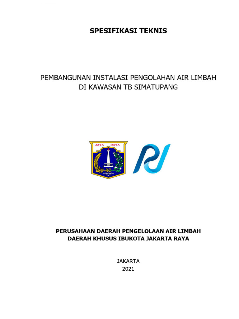 Spesifikasi-Teknis-DED IPAL TBS | PDF