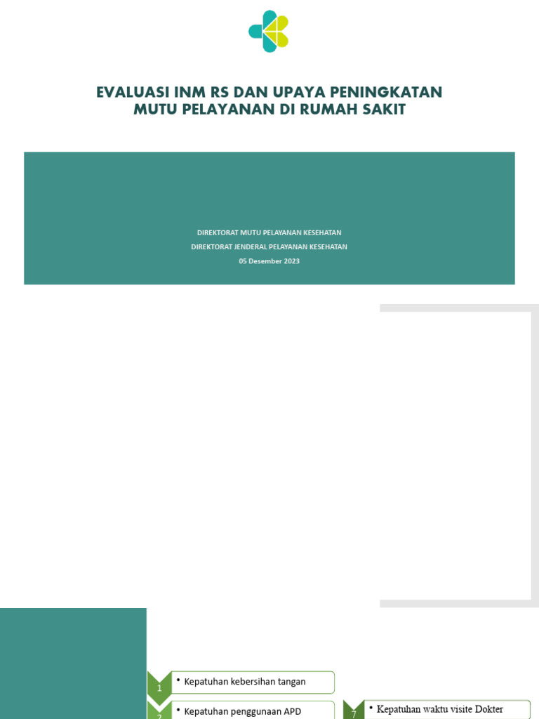 Evaluasi Capaian Inm & Ikp Jabar | PDF