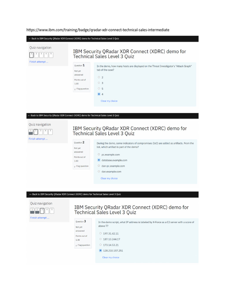 QRadar XDR Sales Intermediate | PDF