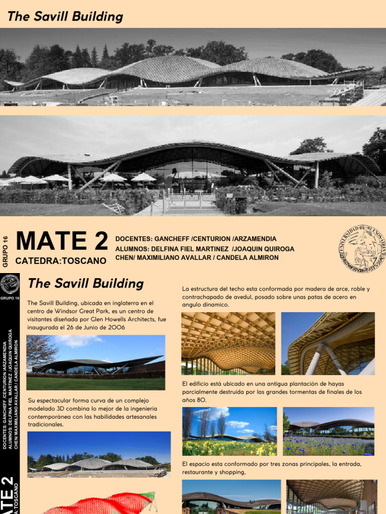 El Savill Building: Diseño y Estructura | PDF