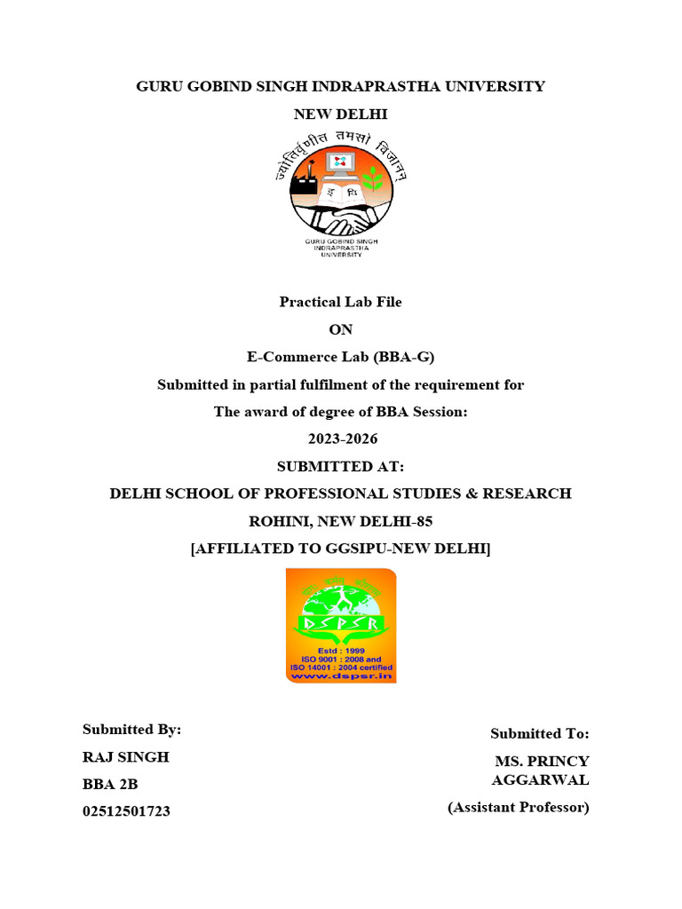 ECOM Project 2 | PDF | Html Element | Markup Language