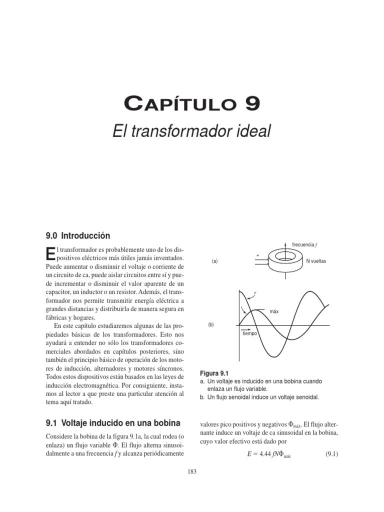 Tema 4 Transformadores | PDF | Inductor | Transformador