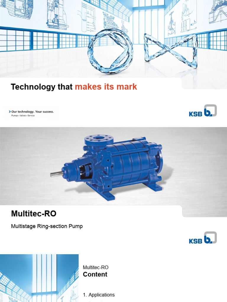 G1 Multitec RO En-171218 | PDF | Pump | Mechanical Engineering