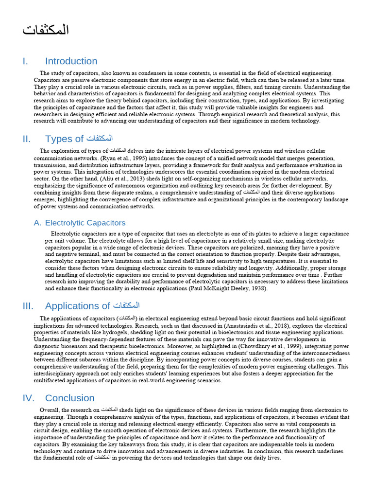 Anas | PDF | Capacitor | System