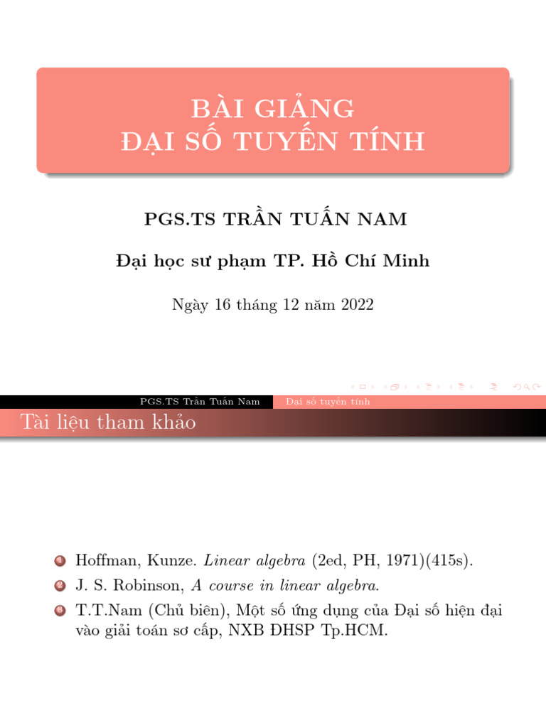 Bai Giang Dai So Tuyen Tinh | PDF