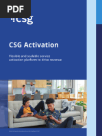 CSG Single View Overview | PDF | Internet Of Things | Cloud Computing