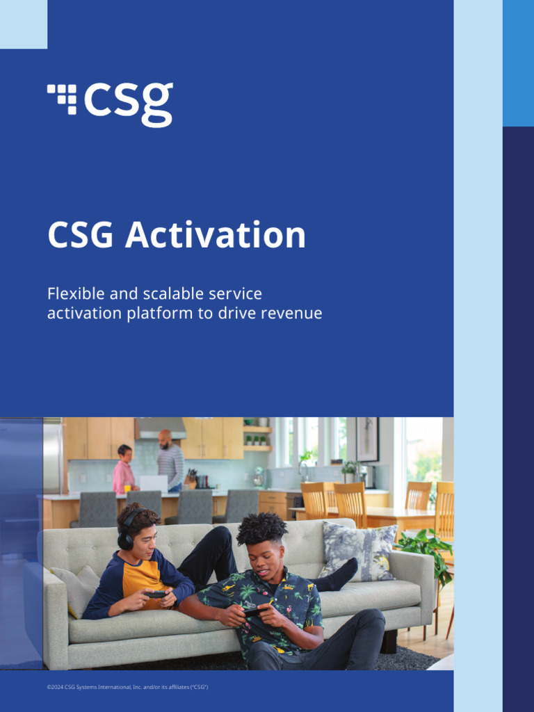 CSG Activation Brochure | PDF | 4 G | Lte (Telecommunication)