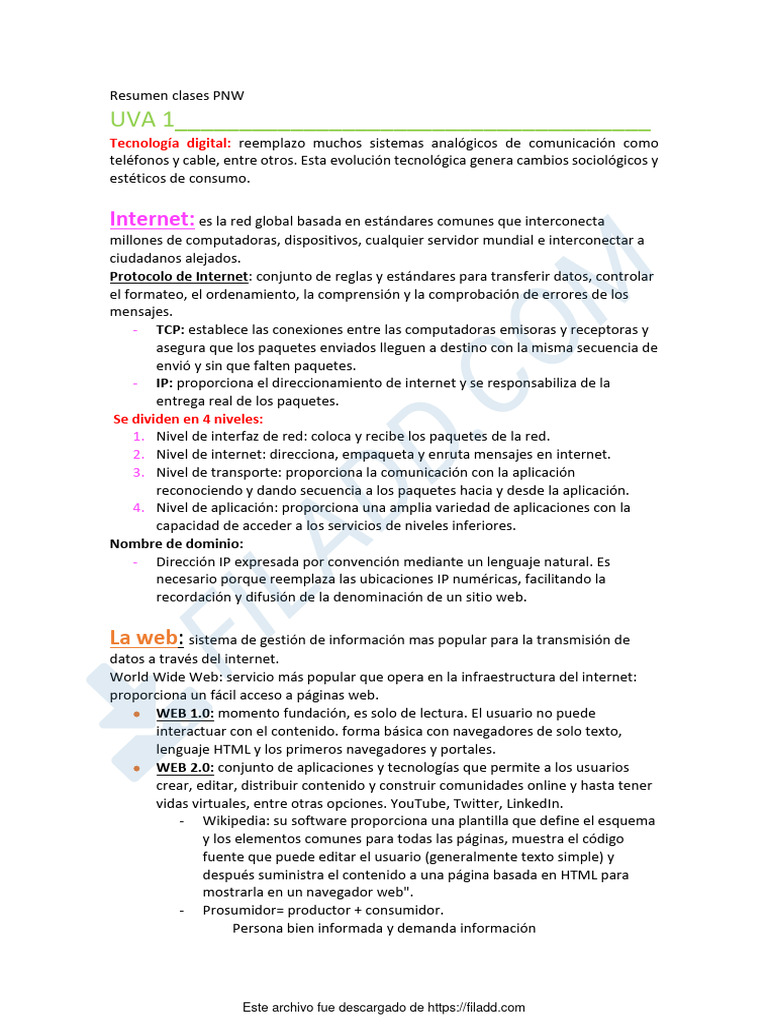 Resumen Clases PNW | PDF | Comercio electrónico | Cifrado
