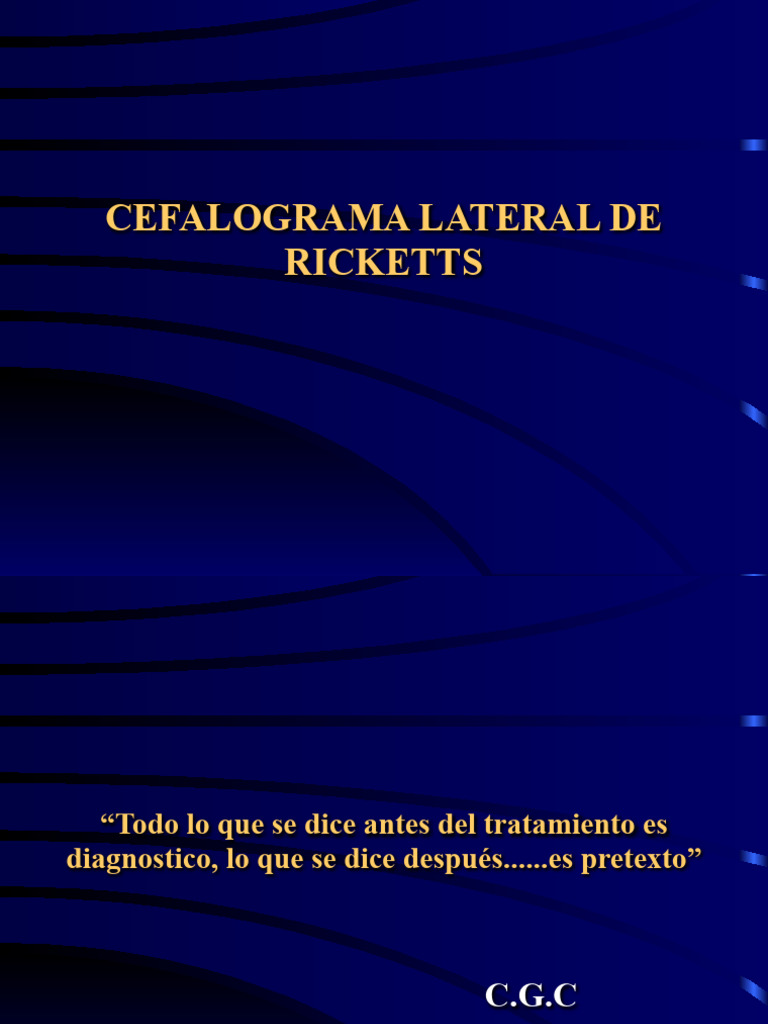 Ricketts | PDF | Cráneo | Cara