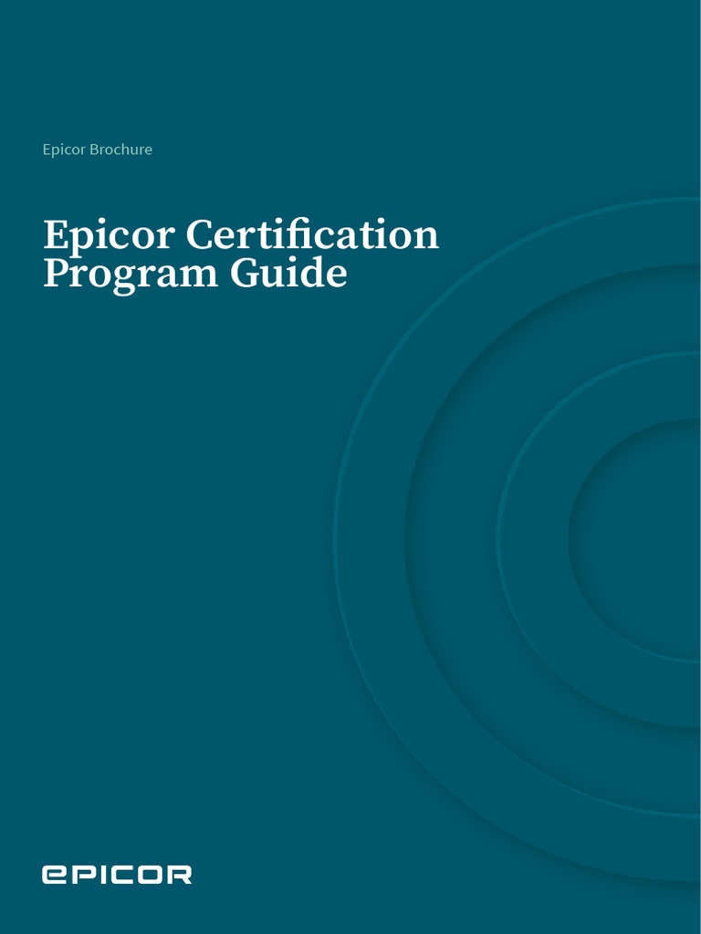 Certification Program Guide Erp | PDF | Trademark | Professional ...