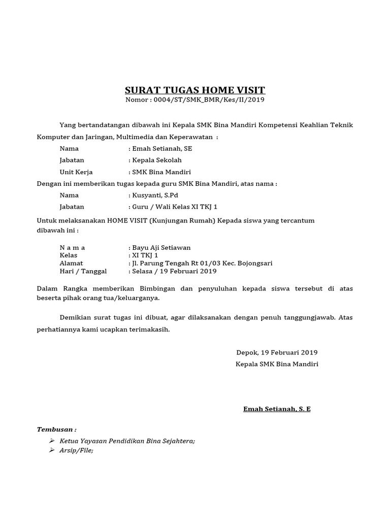 Surat Home Visit | PDF