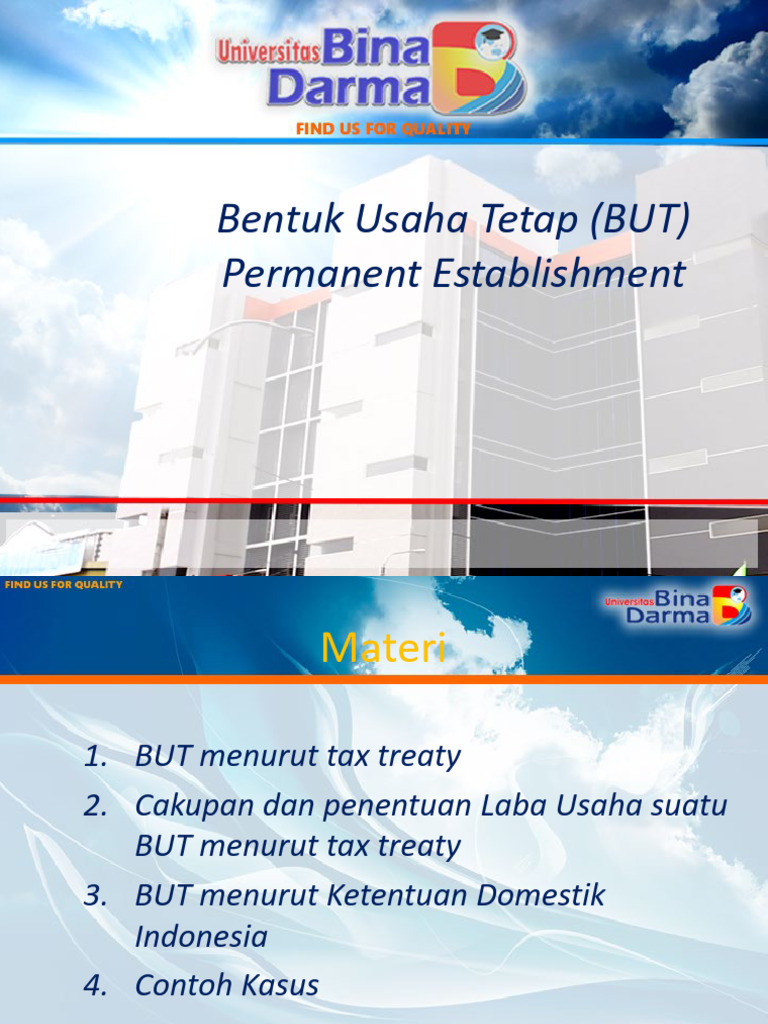 Bentuk Usaha Tetap | PDF | Bisnis | Hukum