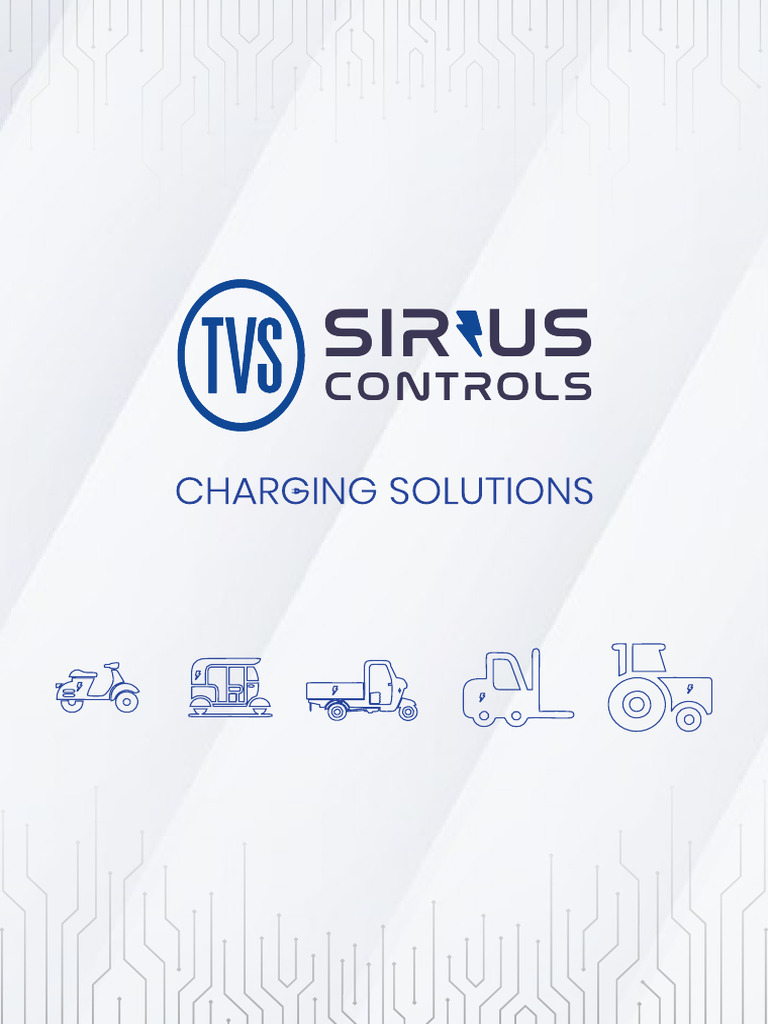 TVS Sirius Controls Battery Chargers Overview | PDF | Battery Charger ...