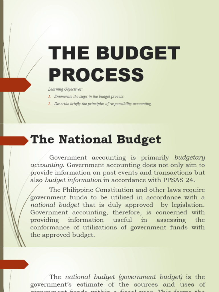 Budget Process | PDF | Cost Of Living | Budget