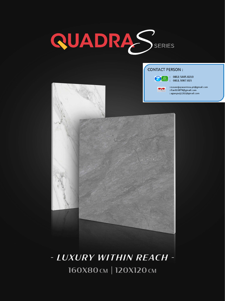 Quadra - S Series - Sep 2023 | PDF | Tile | Bleach