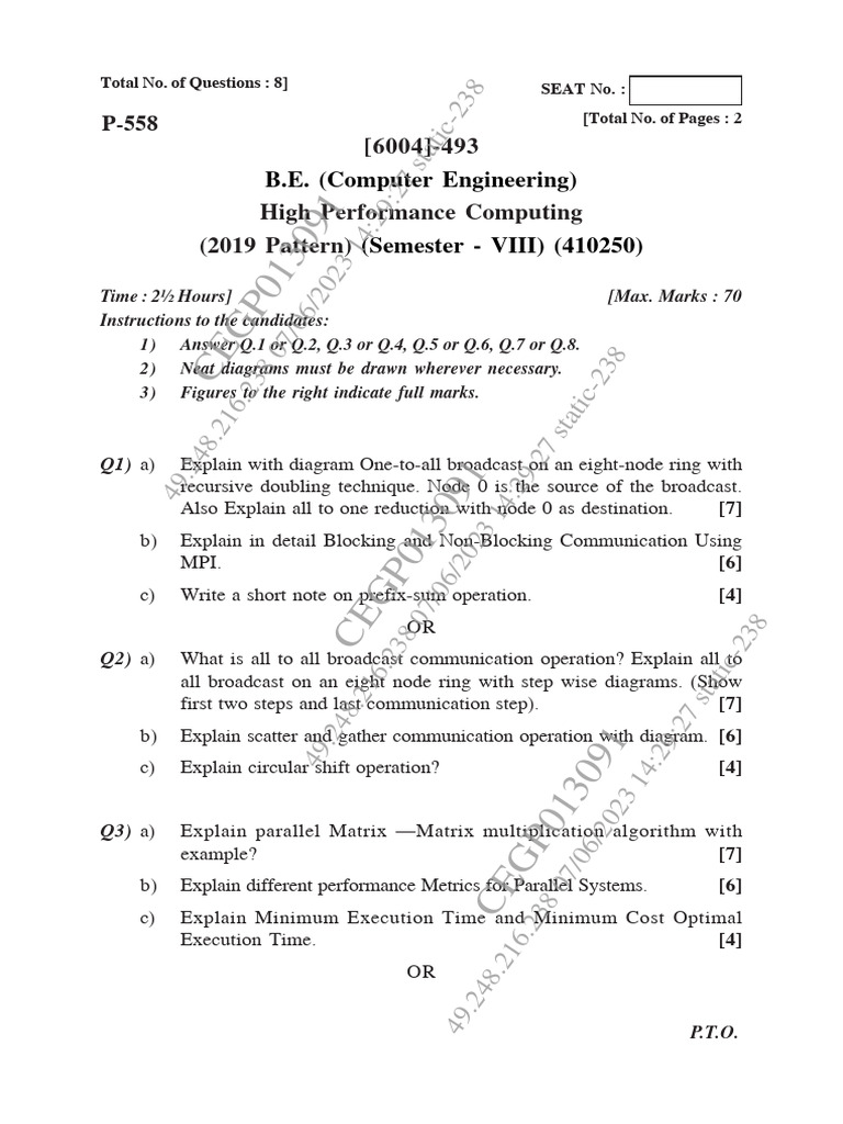 May Jun 2023 | PDF | Parallel Computing | Thread (Computing)