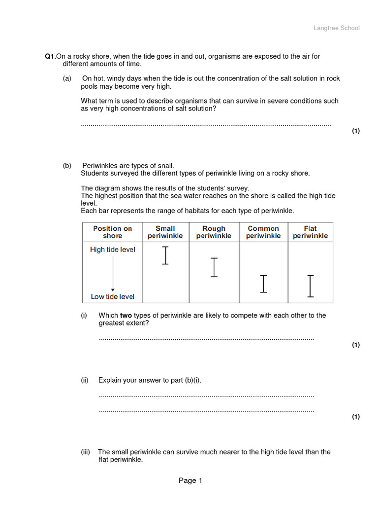 BiologyB1bhigher A | PDF | Decomposition | Biomass (Ecology)