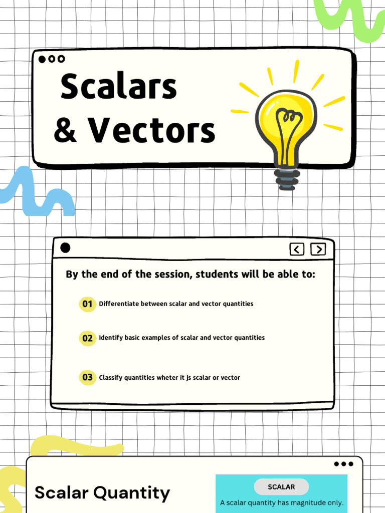 Scalars & Vectors for Students | PDF | Foreign Language Studies