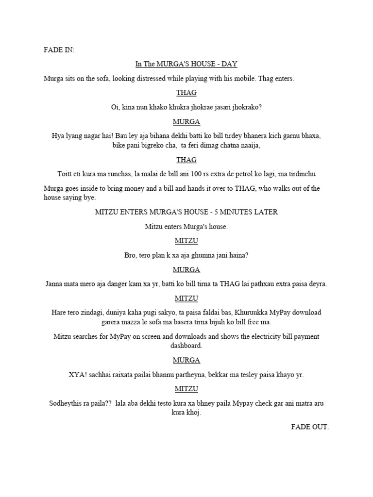 Electricity Bill Script | PDF