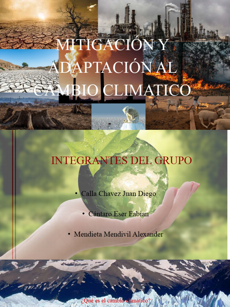 Mitigación y Adaptación Al Cambio Climatico (3) | PDF | Mitigación del cambio climático | Gases ...