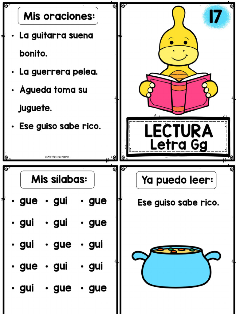 SET 17 - Letra G (Gue Gui) | PDF