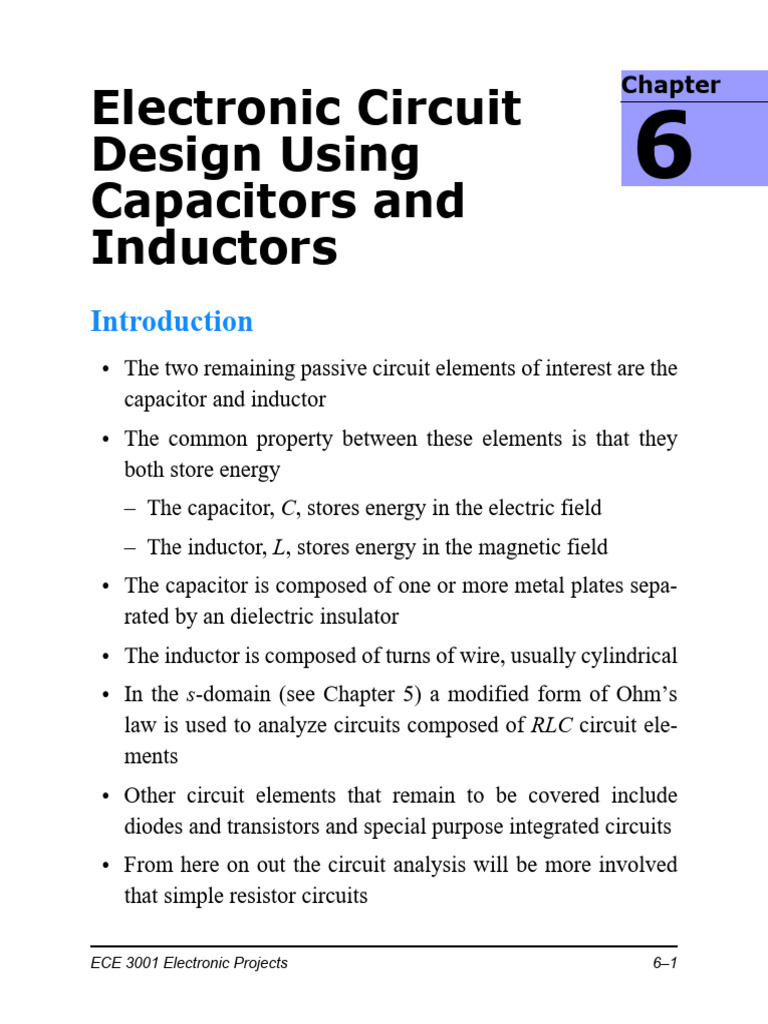 Capacitors and Inductors | Download Free PDF | Capacitor | Inductance