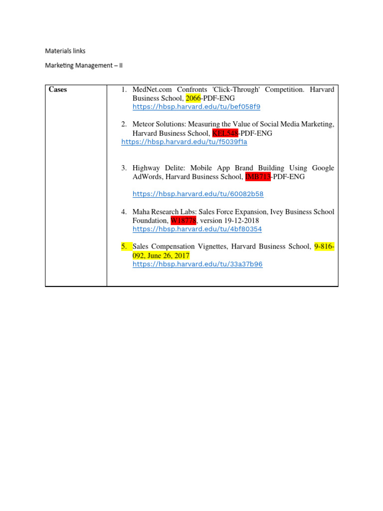 Marketing Case Studies Collection | PDF