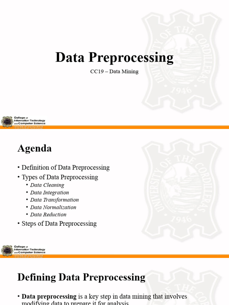 4.1 - Data Preprocessing | PDF | Data | Applied Mathematics