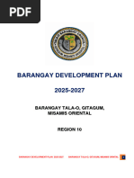 Barangay Development Plan (2024-2026) | PDF | Leasehold Estate | Lease