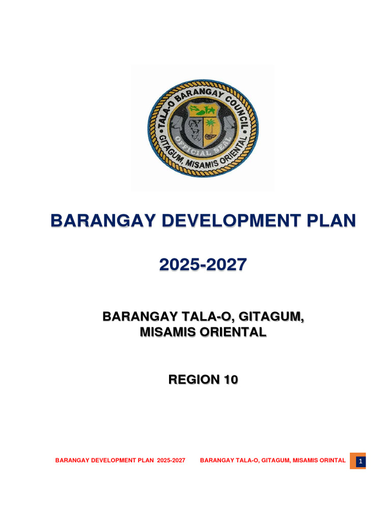 BDP Tala-O 2024-2027 Final | PDF