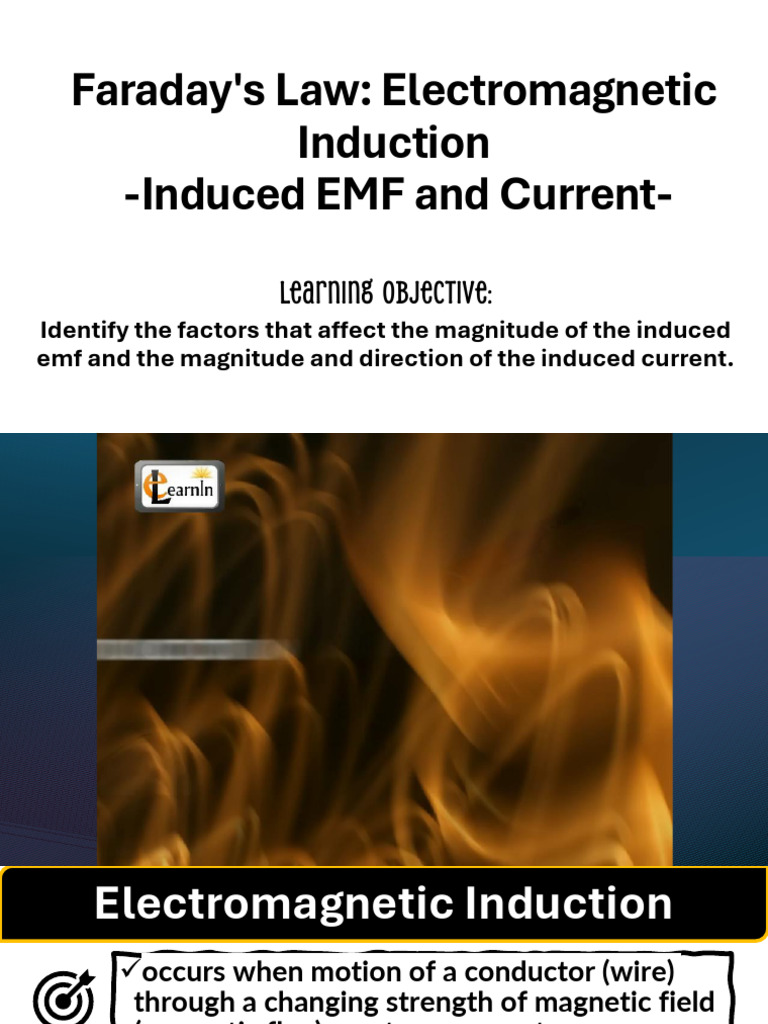 LESSON Faradays Law | Download Free PDF | Electromagnetic Induction ...