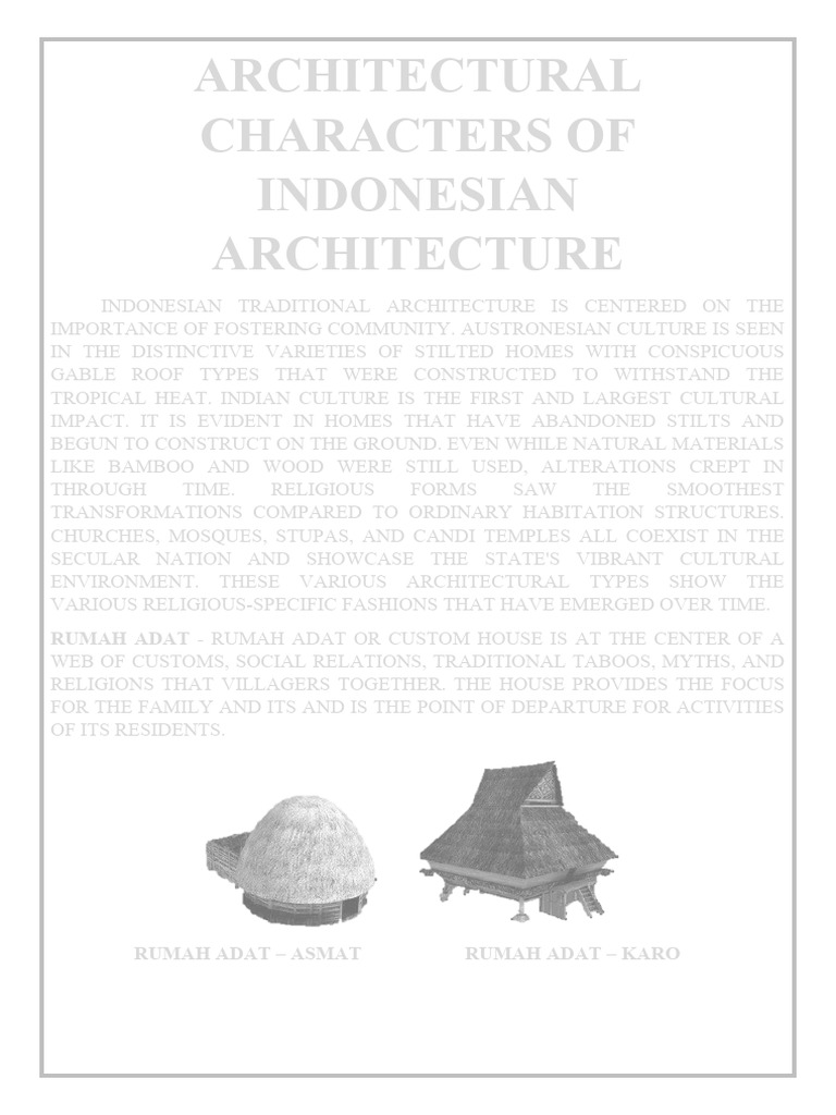 Architectural Characters of Indian Architecture | PDF | Social Science ...