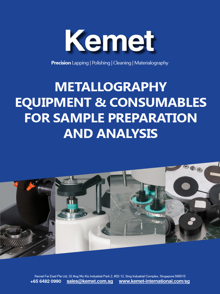 KFE MATERIALOGRAPHIC Equipment | PDF | Grinding (Abrasive Cutting) | Steel