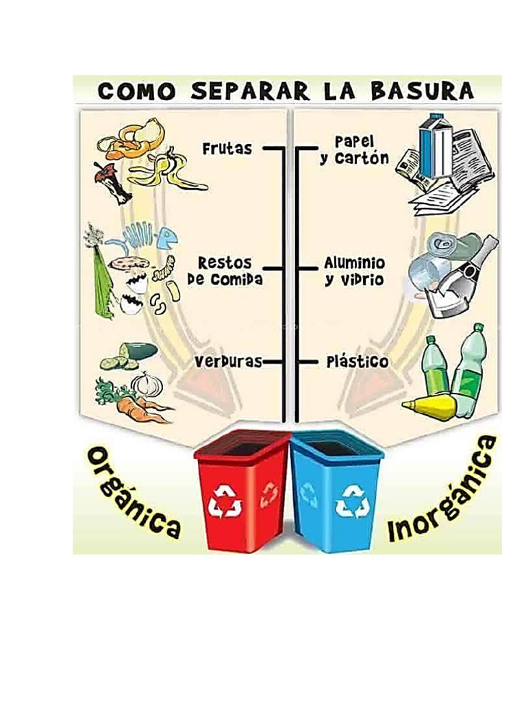 Como Clasificar La Basura | PDF