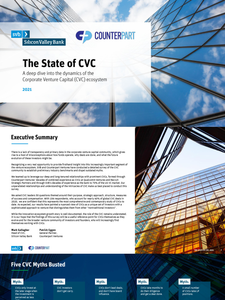 State of CVC Report 2021 Final 9 24 21 | PDF | Venture Capital ...