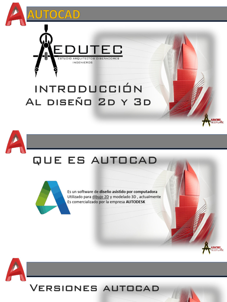 Sesion 1 Cad | PDF | Cad automático | Sistema de coordenadas Cartesianas