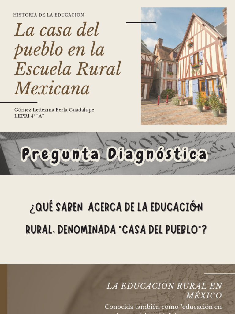 Educación Rural en la Casa del Pueblo | PDF | Desigualdad social ...