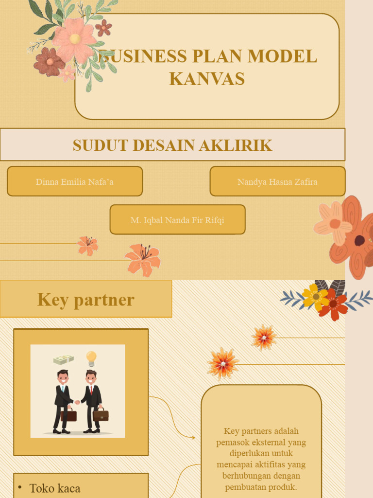 Business Plan Model Canvas Aklirik | PDF
