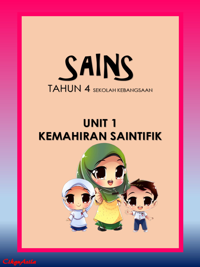 Sain Tahun 4: UNIT 1 KEMAHIRAN SAINTIFIK | PDF