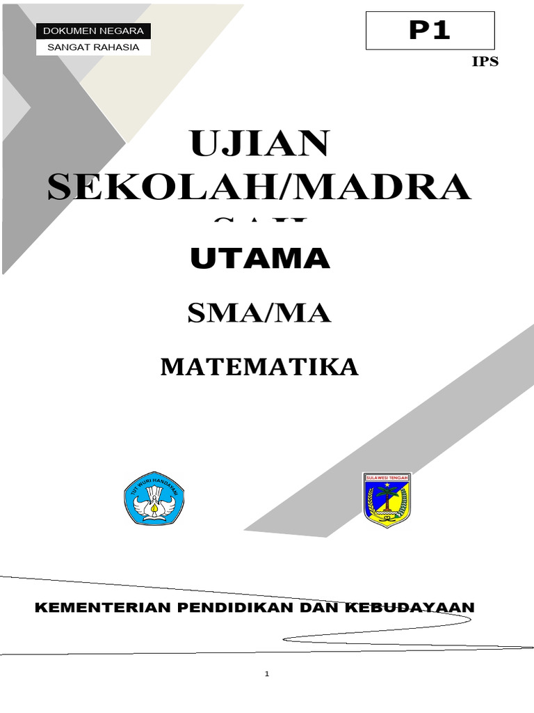 7.soal Matematika Utama Ips | PDF