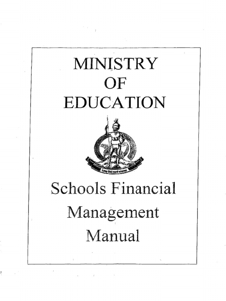 School Financial Management Manual | PDF | Budget | Expense