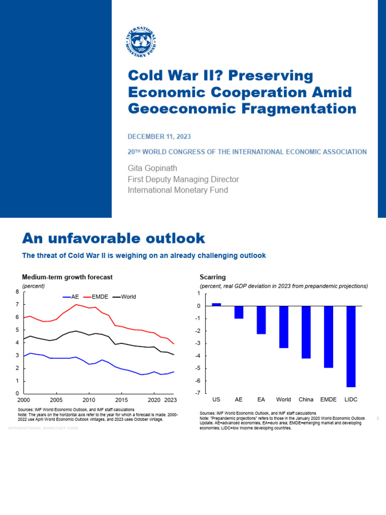 Cold War II Preserving Economic Cooperation Amid Geoeconomic ...