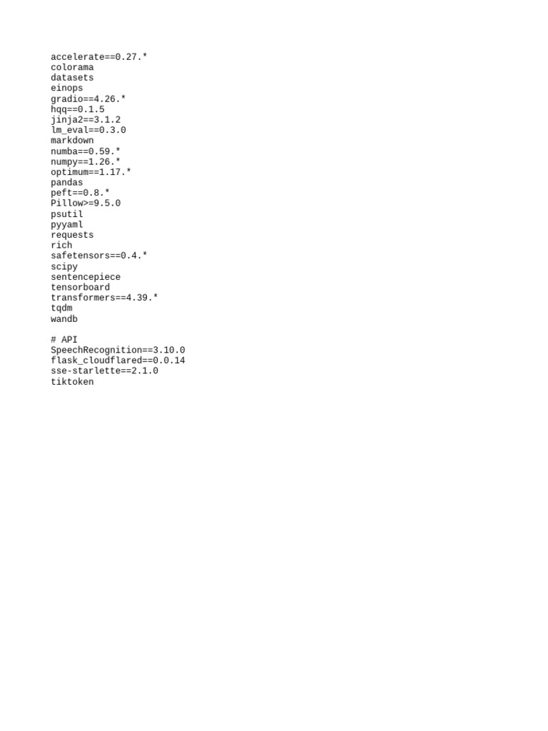 Python Package Dependencies List | PDF
