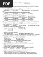 Forces Multiple Choice Questions Set 1 - Interactive | PDF | Force ...
